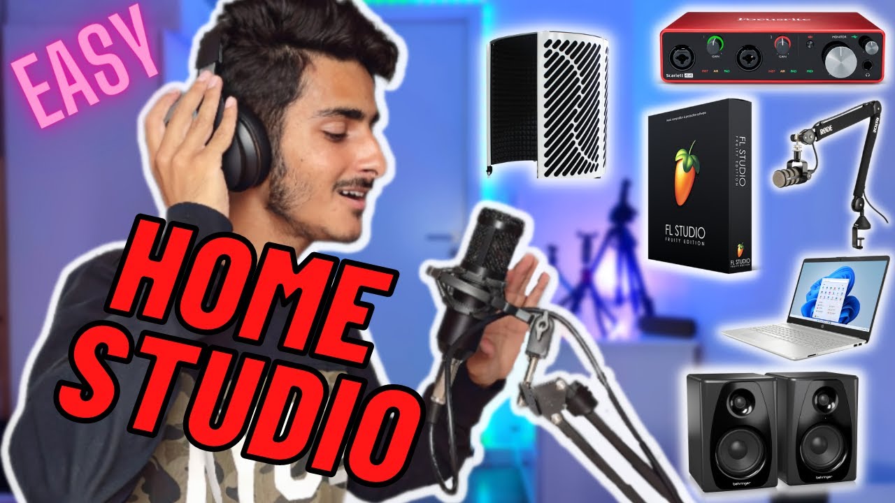 Home Studio Setup For Beginners | Full Setup For Singing Studio | Hindi ...