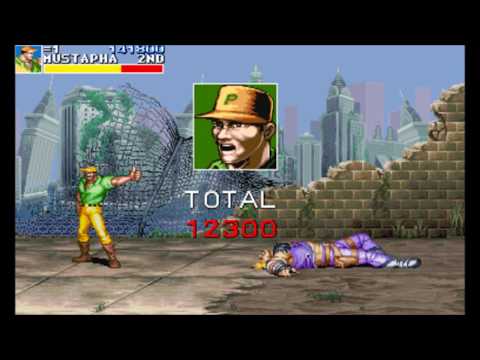Cadillac Dinossauro - Gameplay (Arcade)