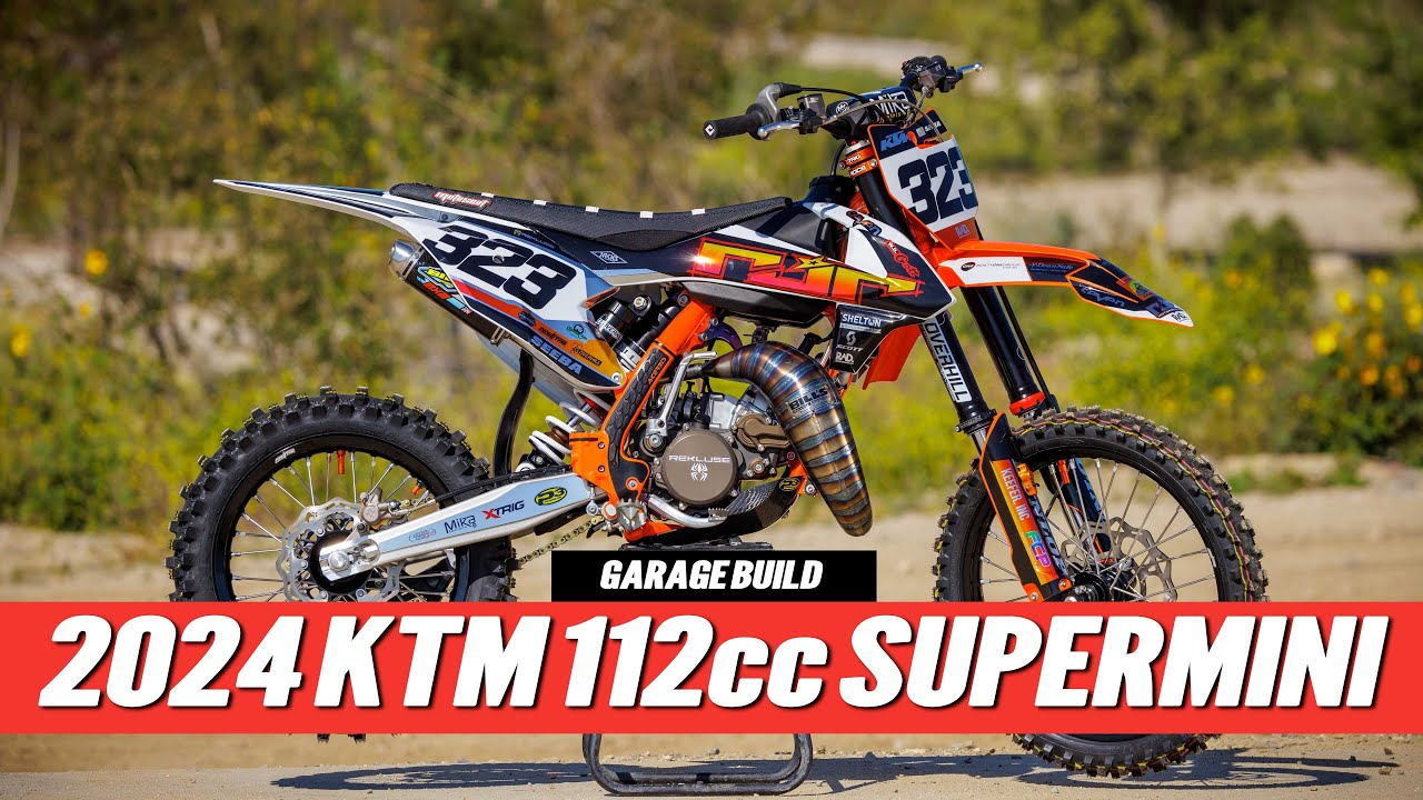 2024 KTM 112cc Supermini Project Bike Garage Build - YouTube