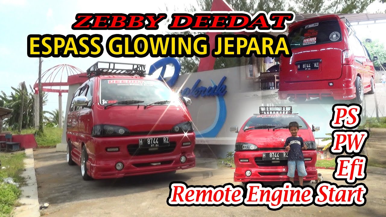 (DI JUAL) ESPASS MERAH GLOWING VARIASI JEPARA - YouTube