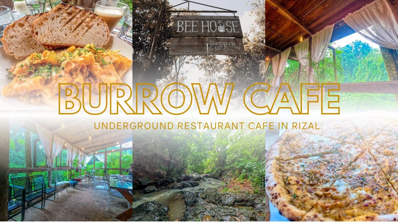 BURROW CAFE: Underground Resto in Rizal I Mini Vlog Coffee Series I ANN ...