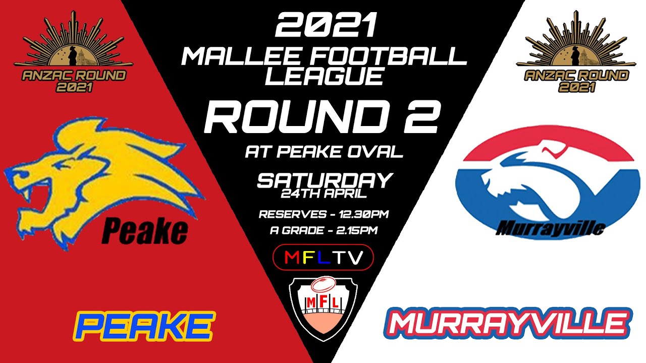 Round 2 - Reserves - Peake Vs Murrayville at Peake Oval - YouTube