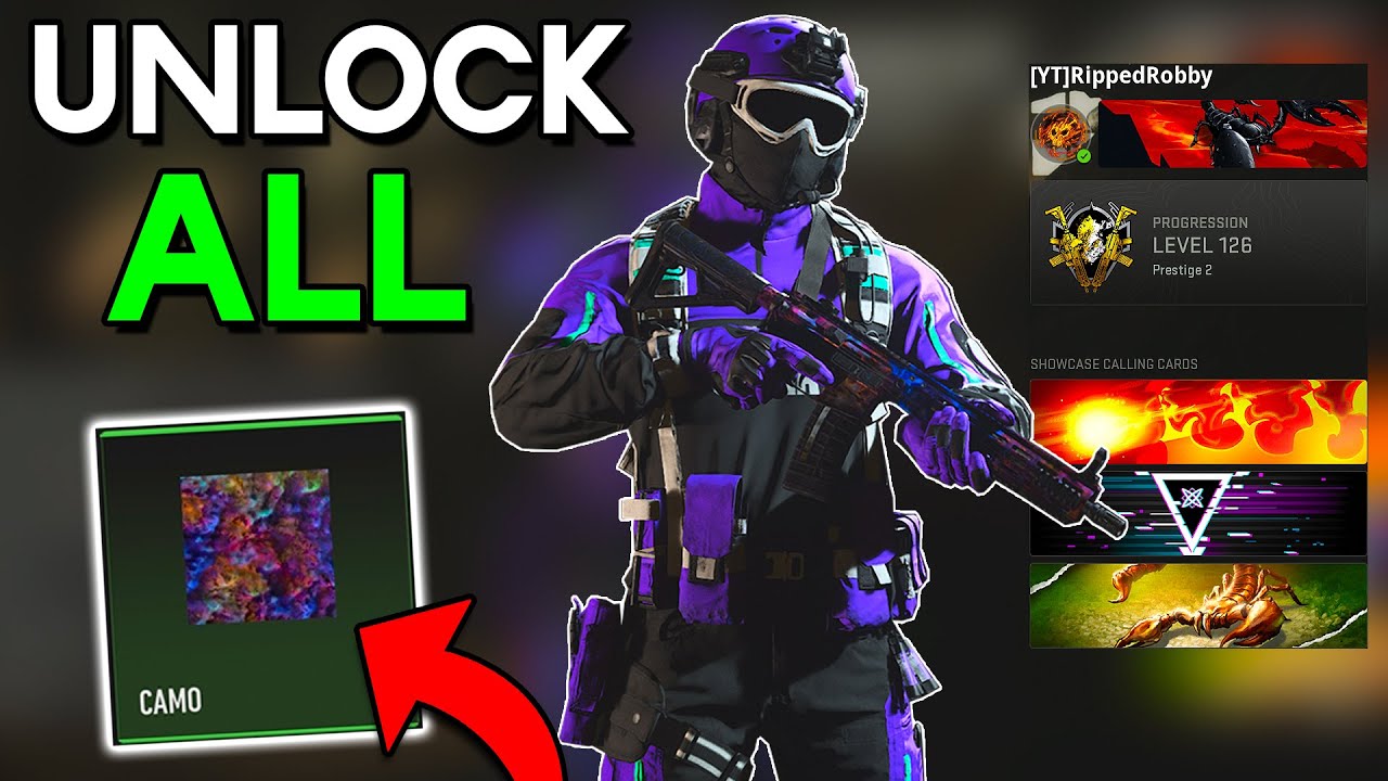 *NEW* MW2 UNLOCK ALL GLITCH!! (INSTANT ORION & ANY LOCKED CAMO!) Best ...