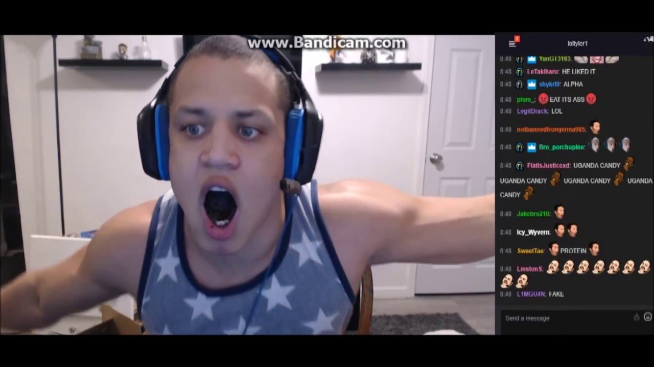 TYLER1 EATS SPIDER (ALPHA) - YouTube