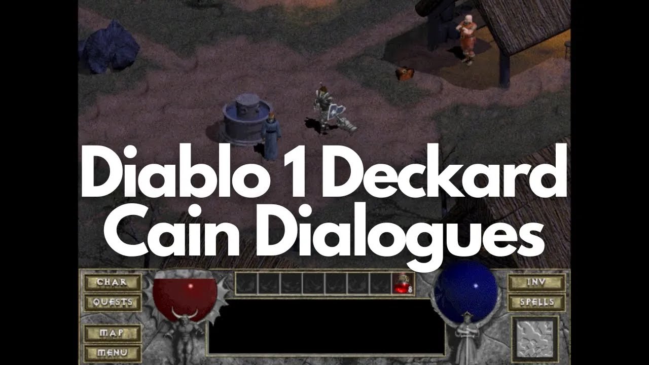 Diablo 1 | Deckard Cain Dialogues - YouTube
