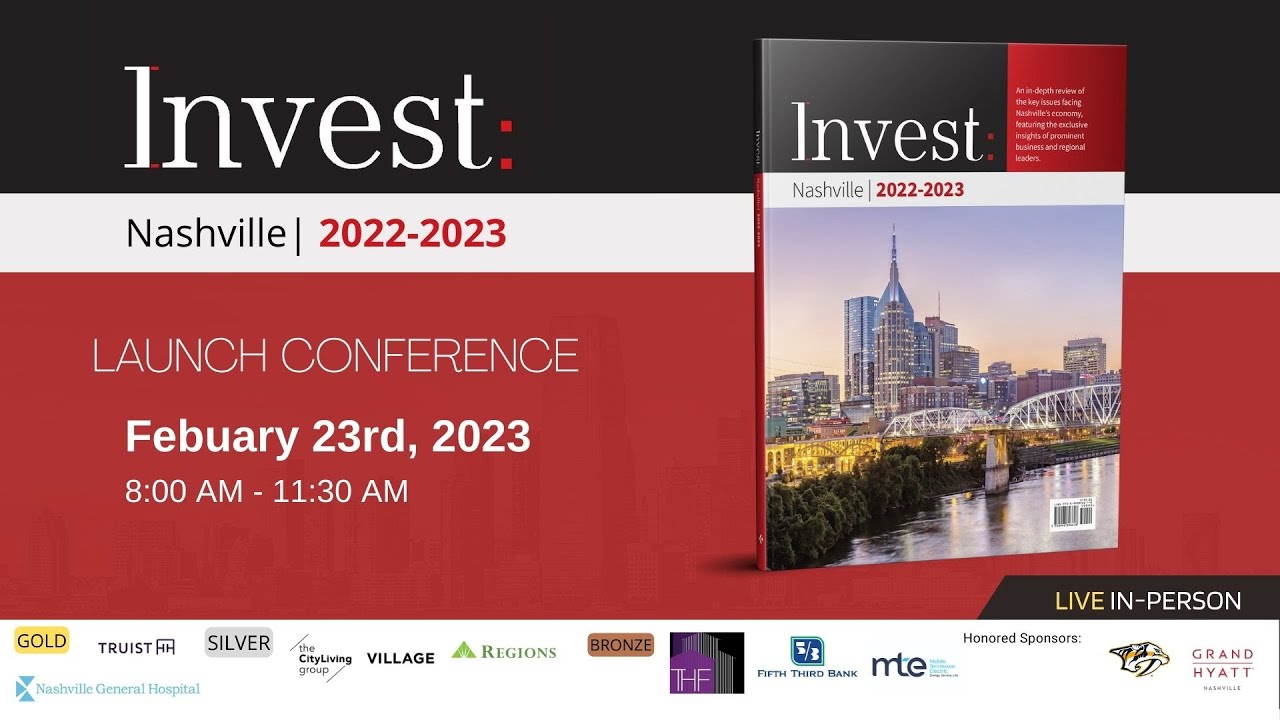The Official Launch Conference of Invest: Nashville 2022-2023 - YouTube