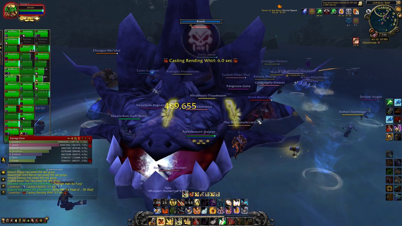 WoW Legion -World Boss Levantus - YouTube