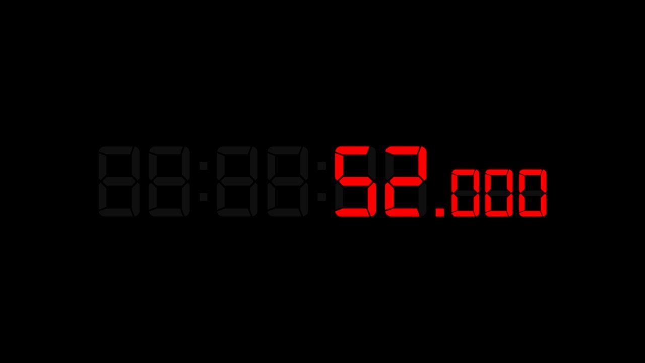 52 second timer - YouTube