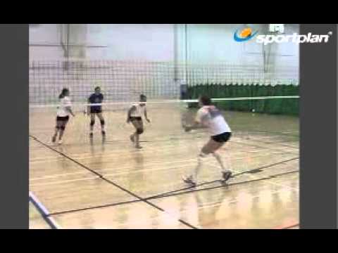 4 player Dig Pass Relay - YouTube