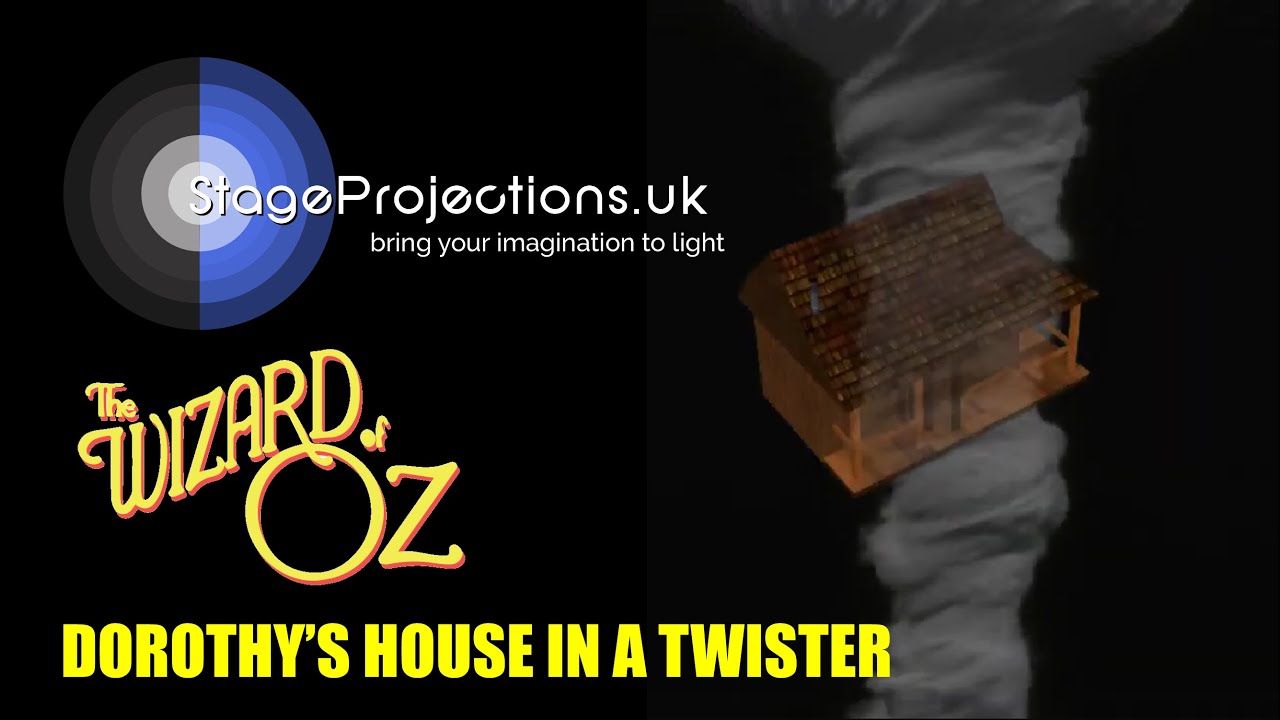 Dorothy's house in a twister (from "The Wizard of Oz") - YouTube