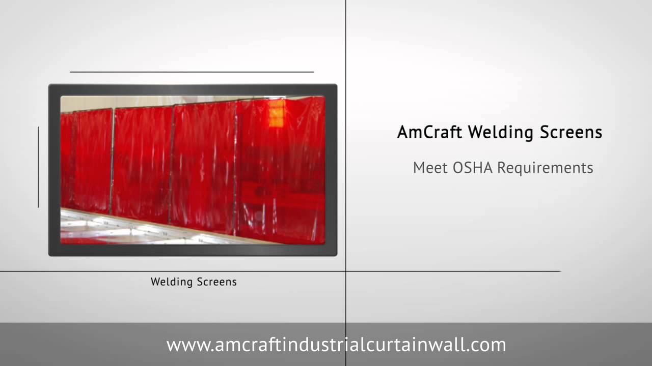 Welding Screens | Portable Industrial Weld Safety Barriers - YouTube