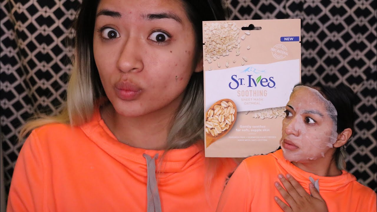 New St. Ives Soothing Sheet Mask - YouTube