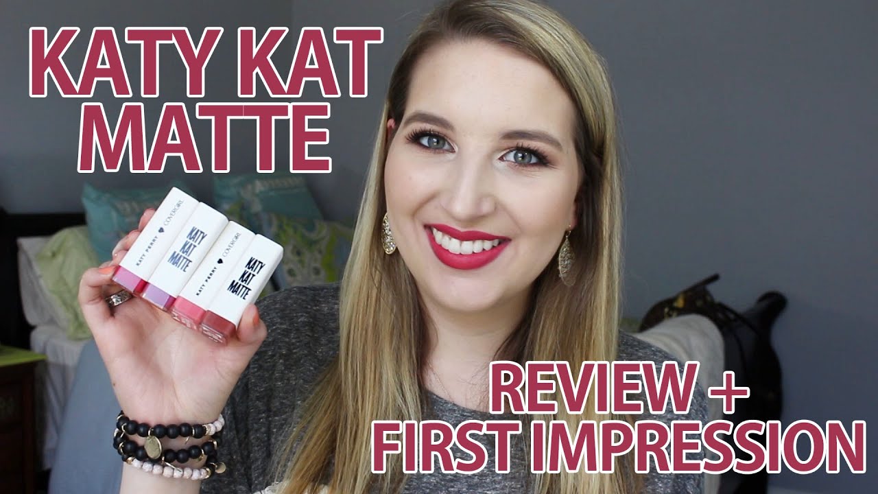 NEW Katy Kat Matte Swatches & First Impressions | Covergirl - YouTube