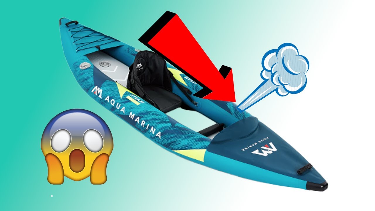 How to Repair Aqua Marina Kayak Seam Puncture - YouTube