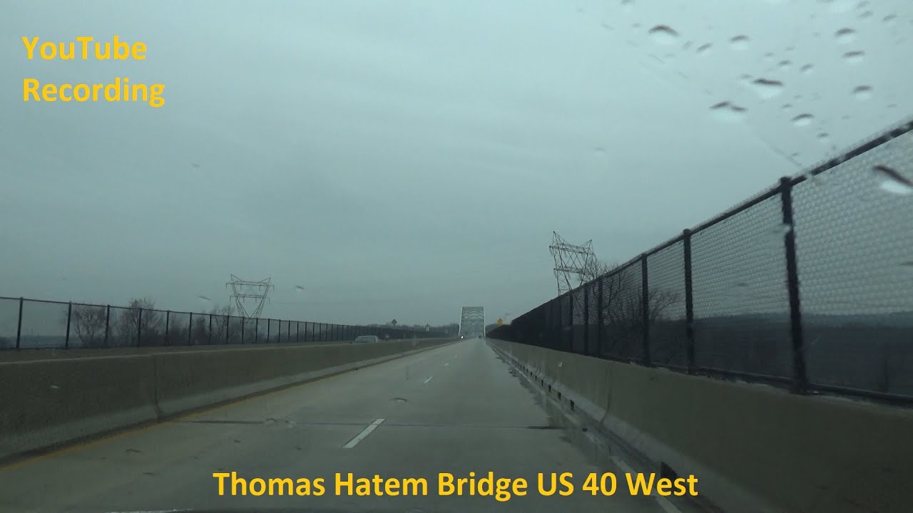 Thomas Hatem Bridge US 40 West - YouTube