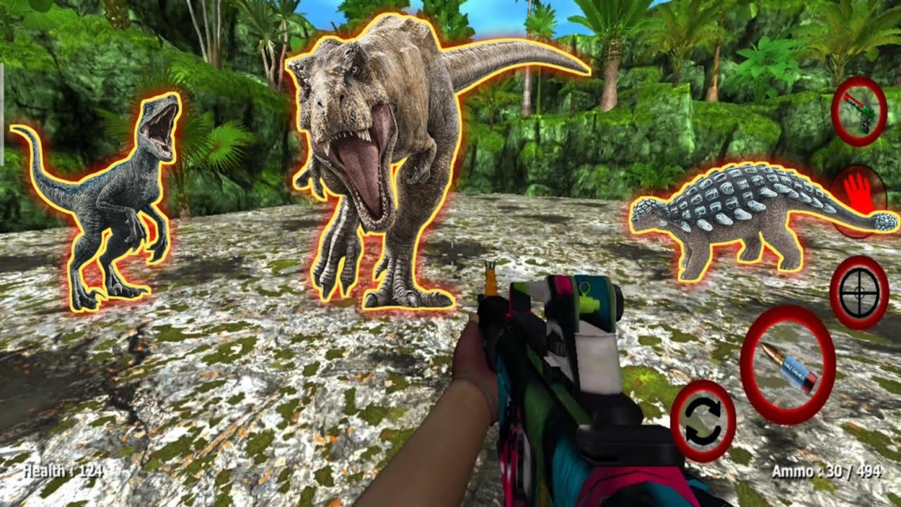 dinosaur bloody island - t-rex - indoraptor - ankylosaurus - YouTube