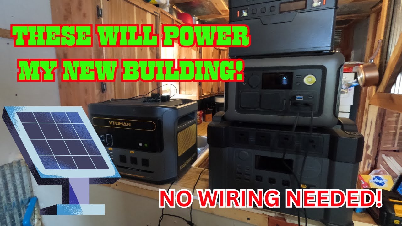 The New Shop Will Be Wireless! Portable Power Generators With Solar ...