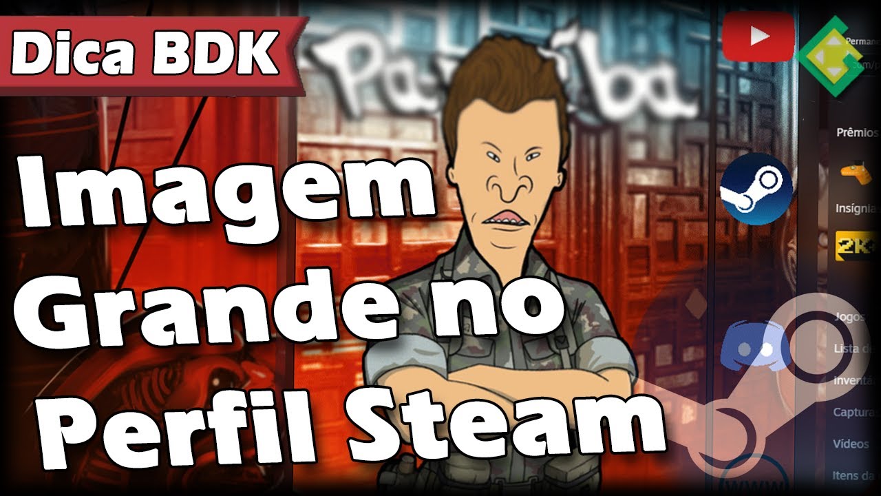 Como colocar imagem grande no perfil da Steam ATUALIZADO e RESUMIDO ...
