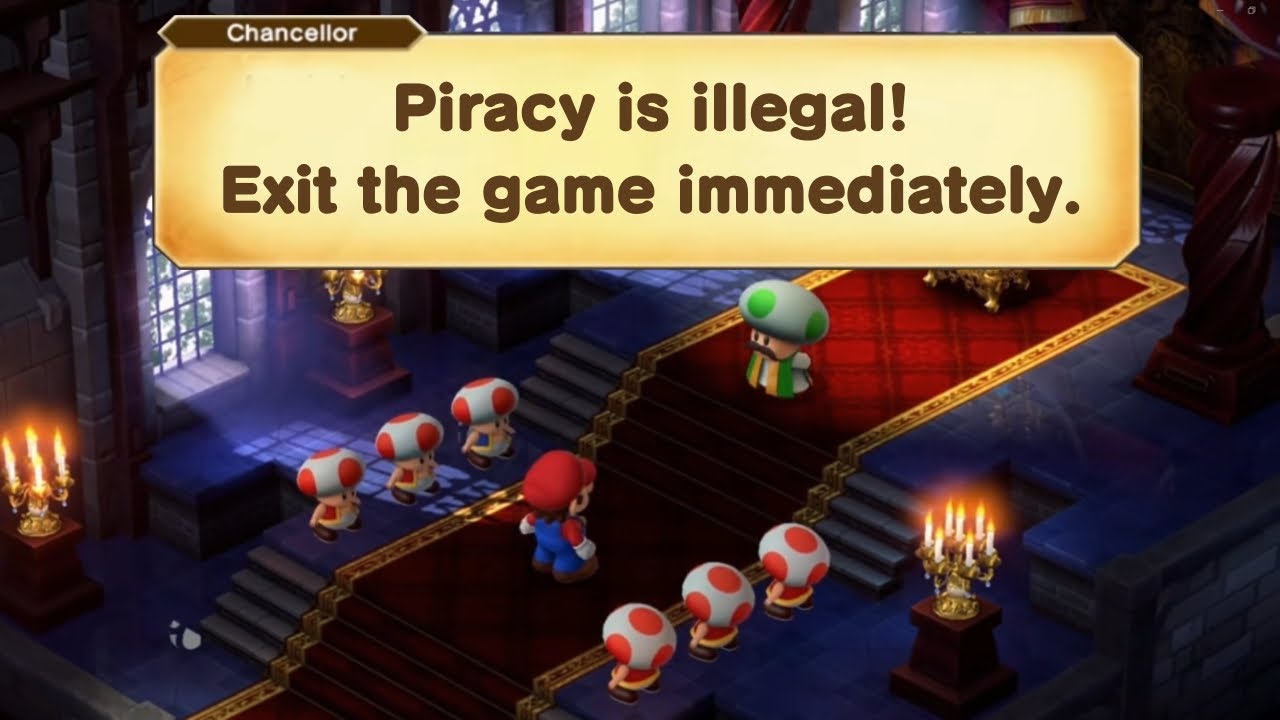 Super Mario RPG - Anti-Piracy Screen (Chancellor Dialogue) - YouTube