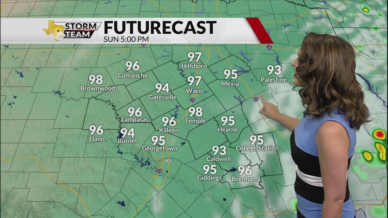 Meteorologist Emily Kaye Saturday Evening Forecast - YouTube