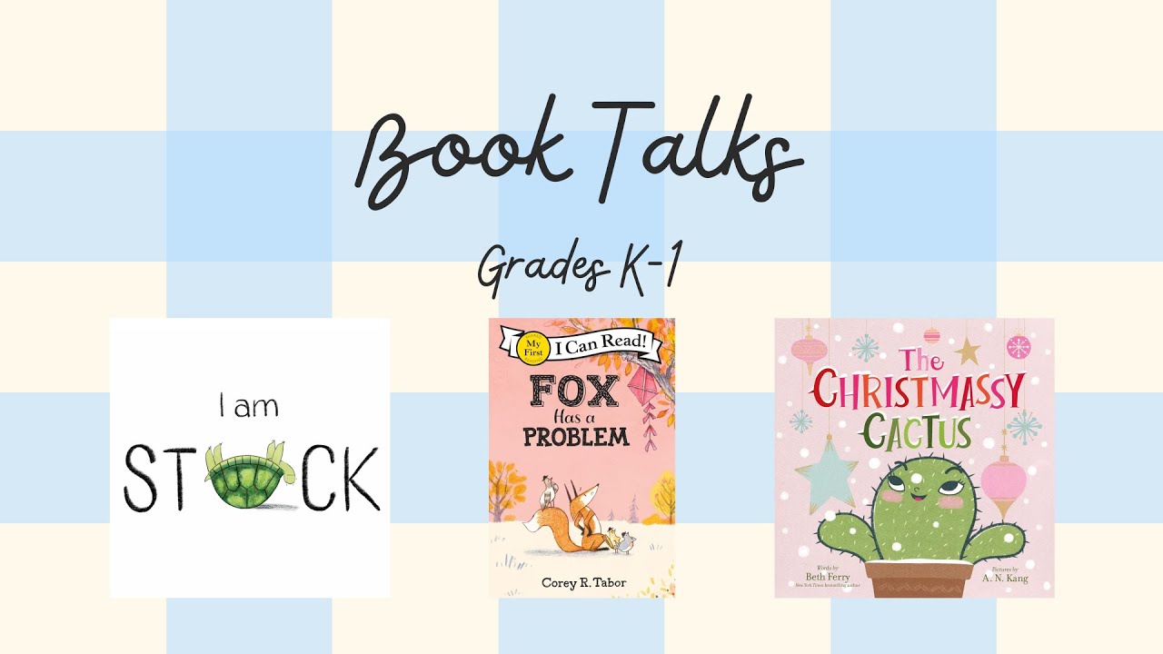 November Book Talks: Grades K-1 - YouTube
