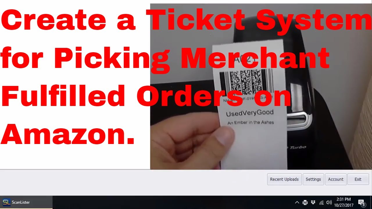 Creating a Ticket System for Retrieving Merchant Fulfilled Sales - YouTube