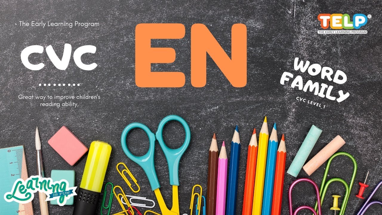CVC - The "EN" Word Family - YouTube