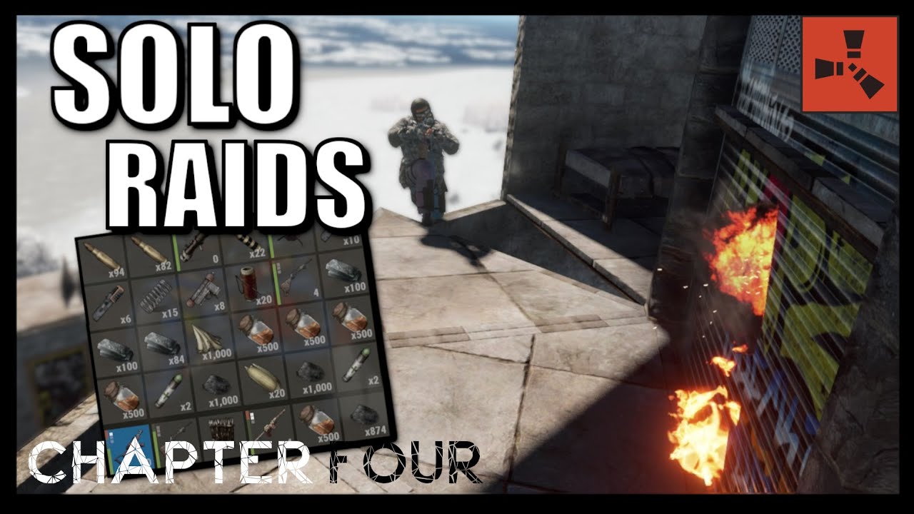 Solo Raiding A Rich Zerg Compound | Rust Solo Survival | Chapter Four ...