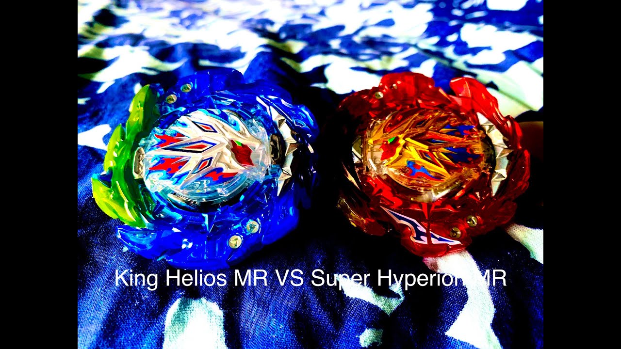King Helios MR VS Super Hyperion MR! Beyblade Burts BU - YouTube