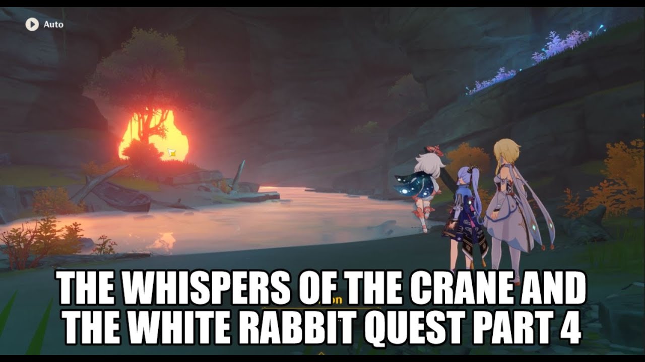 The whispers of the crane and the white rabbit quest part 4 | Genshin ...