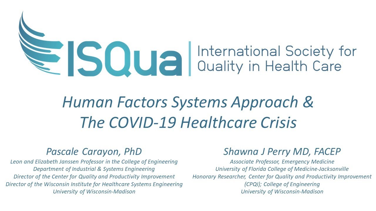 Human Factors Systems Approach and The COVID 19 Crisis with Pascale ...