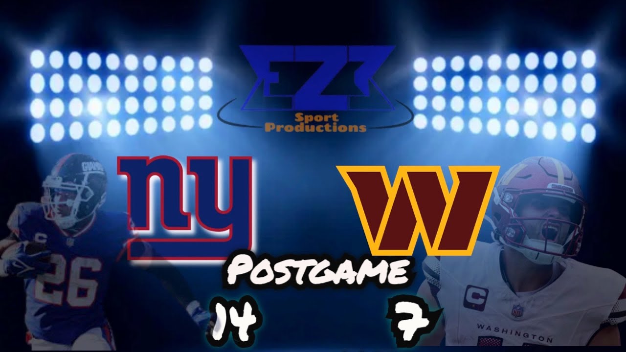 Giants vs. Commanders Postgame | NFL Week 7 NFC East Matchup | Giants ...