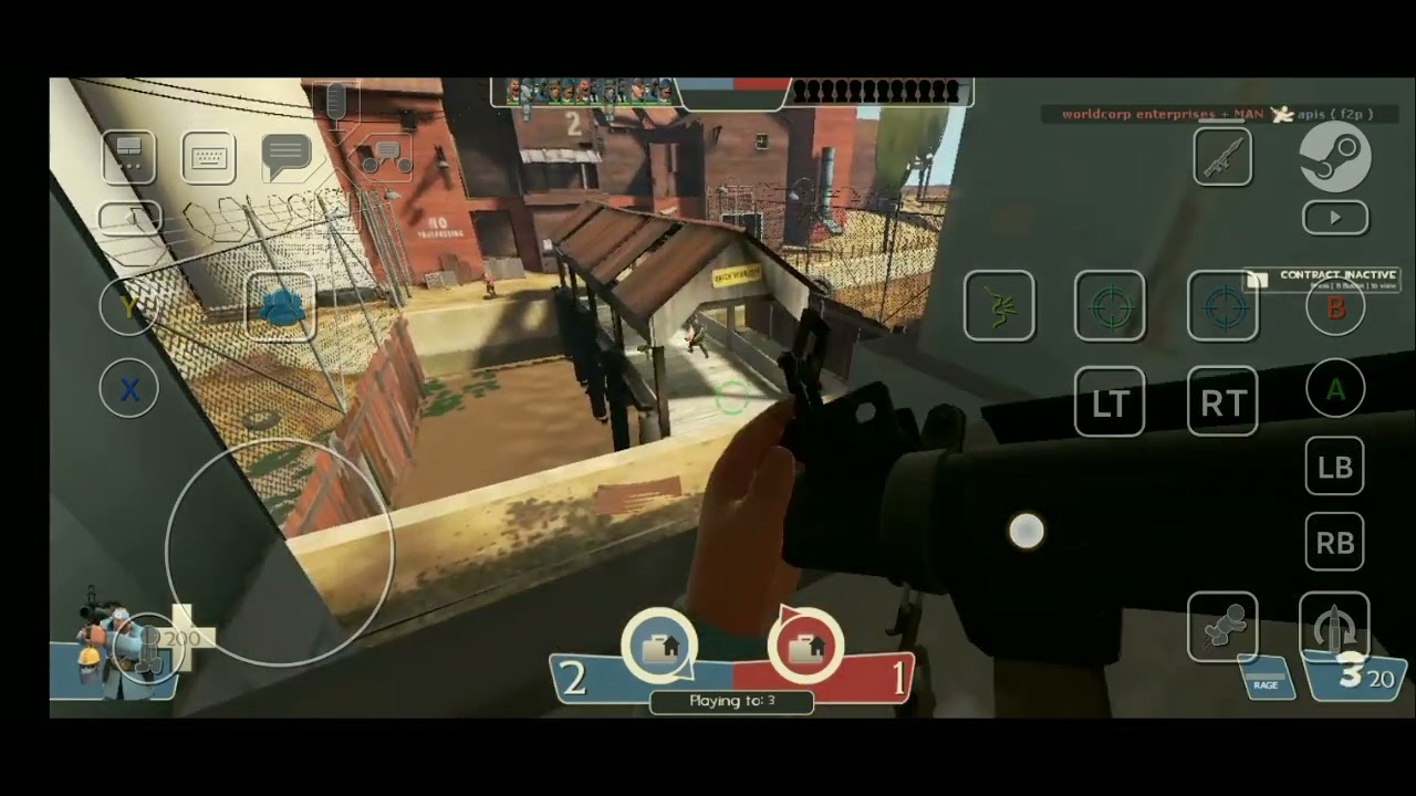 Trying to play tf2 using steam link - YouTube