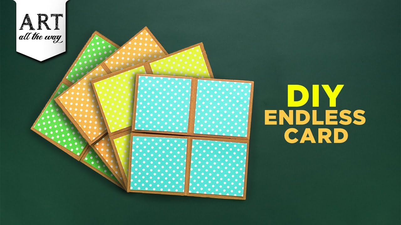 Paper Craft DIY How To Make Endless Card Endless Card paper-craft-diy-how-to-make-endless-card-endless-card