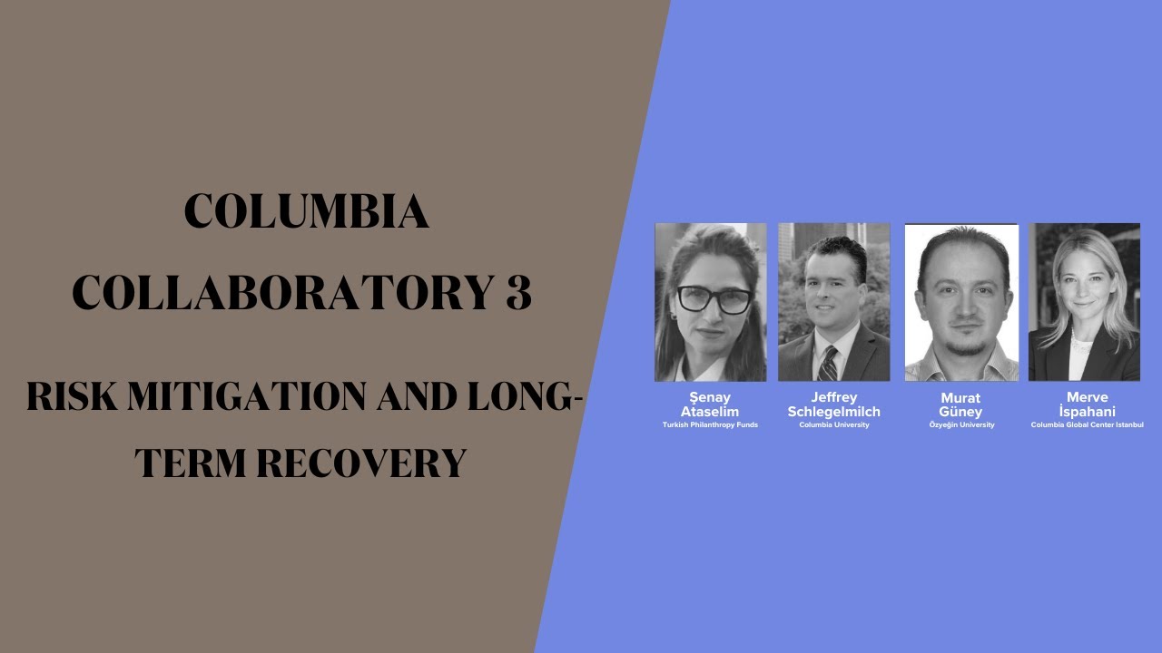 Columbia Collaboratory Global Seminar 3: Risk Mitigation and Long-term ...