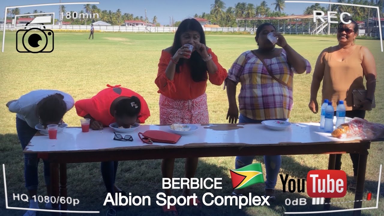 Albion Sport Complex Eating Race - YouTube