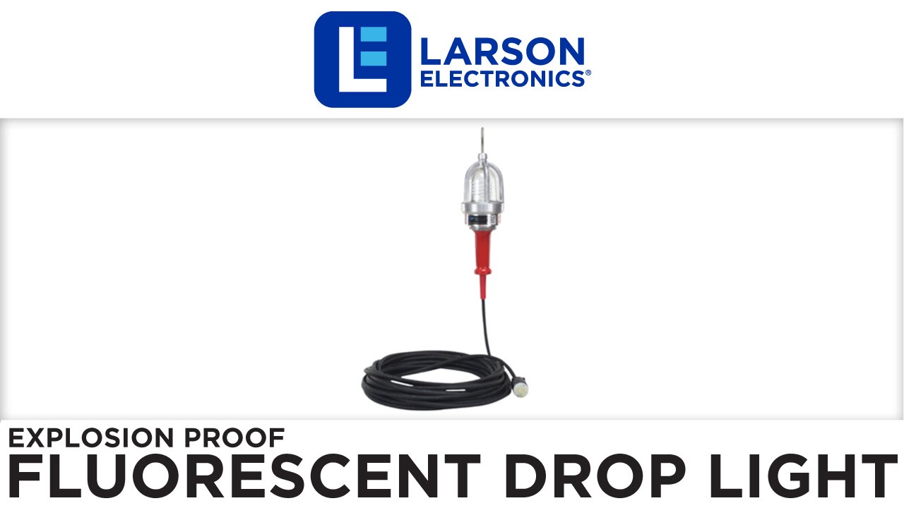 Explosion Proof Compact Fluorescent Drop Light - 26 Watt Bulb - 1050 ...