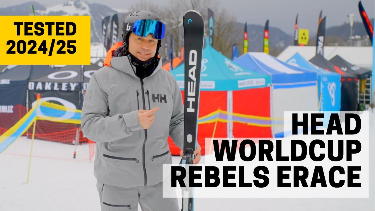 HEAD WORLDCUP REBELS ERACE - Ski Test Review - YouTube
