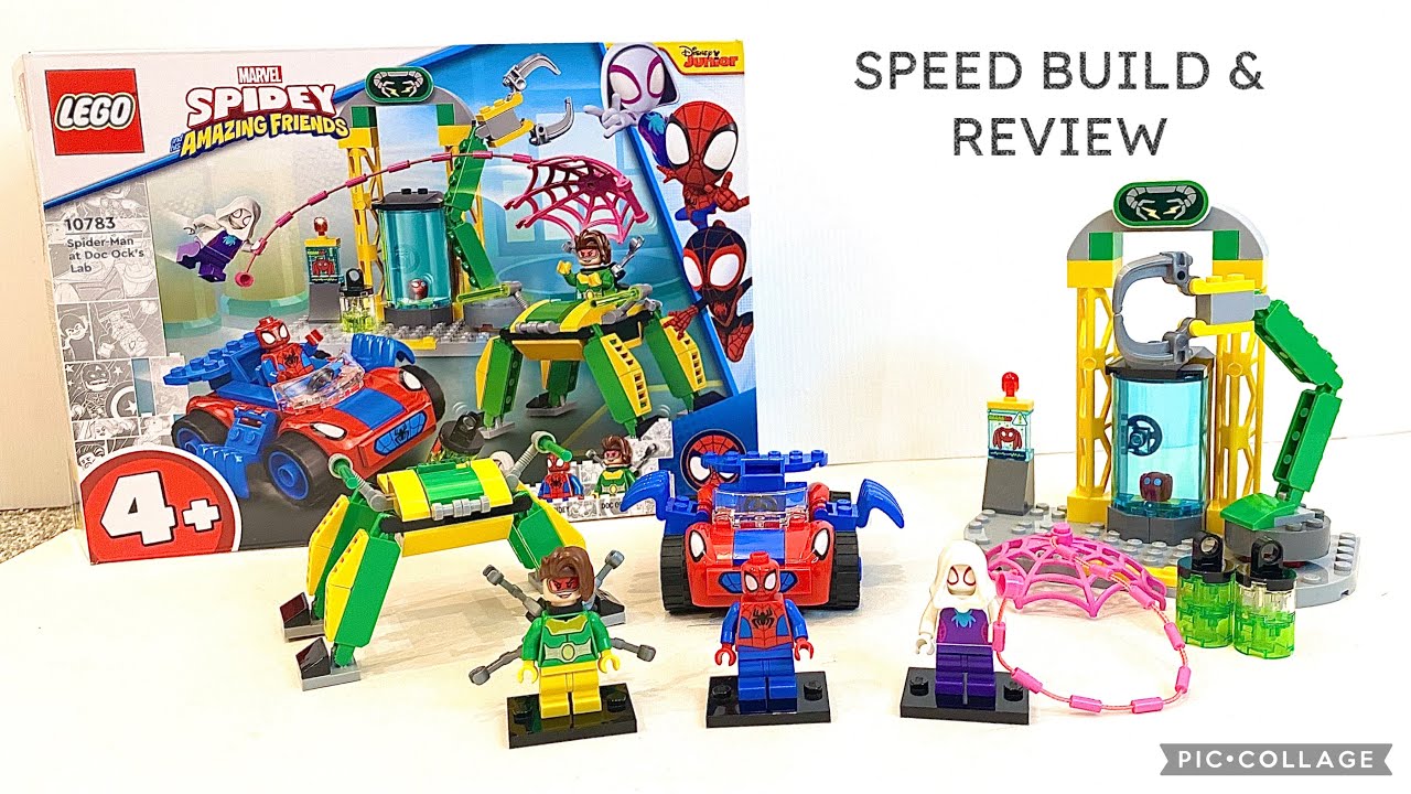 LEGO Spidey And His Amazing Friends 10783 Spider Man at Doc Ock's Lab ...