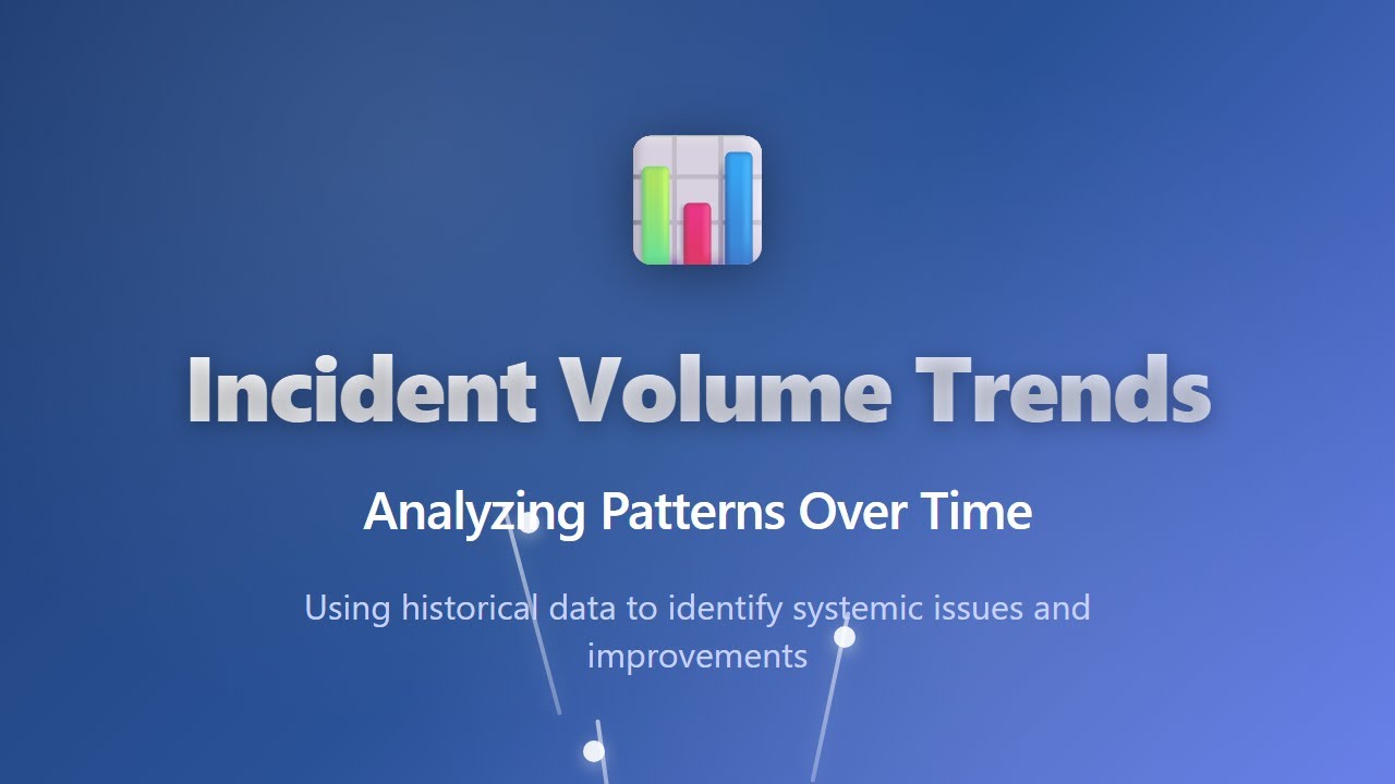 Incident Volume Trends: Analyze Patterns Over Time - YouTube