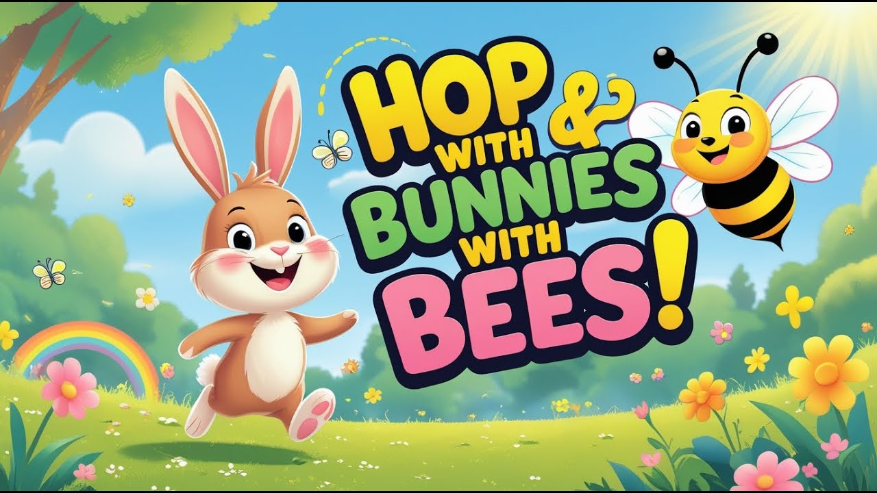 Hop with Bunnies & Buzz with Bees | Fun Nursery Rhymes for Toddlers ...