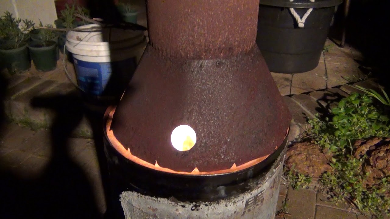 Biochar burn 14 Sep 2018 - YouTube