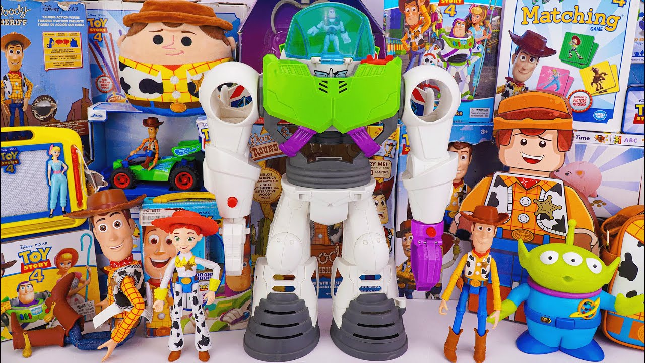 Unboxing Disney Pixar Toy Story toy collection ASMR | Mystery Woody Box ...