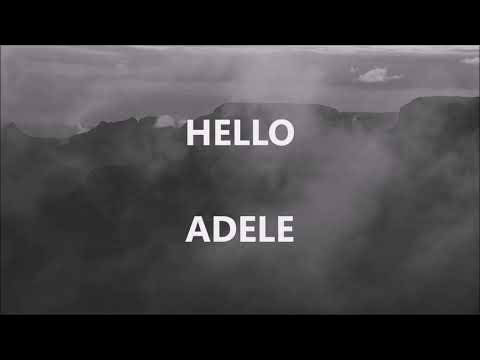 HELLO - ADELE (Lyrics) - YouTube