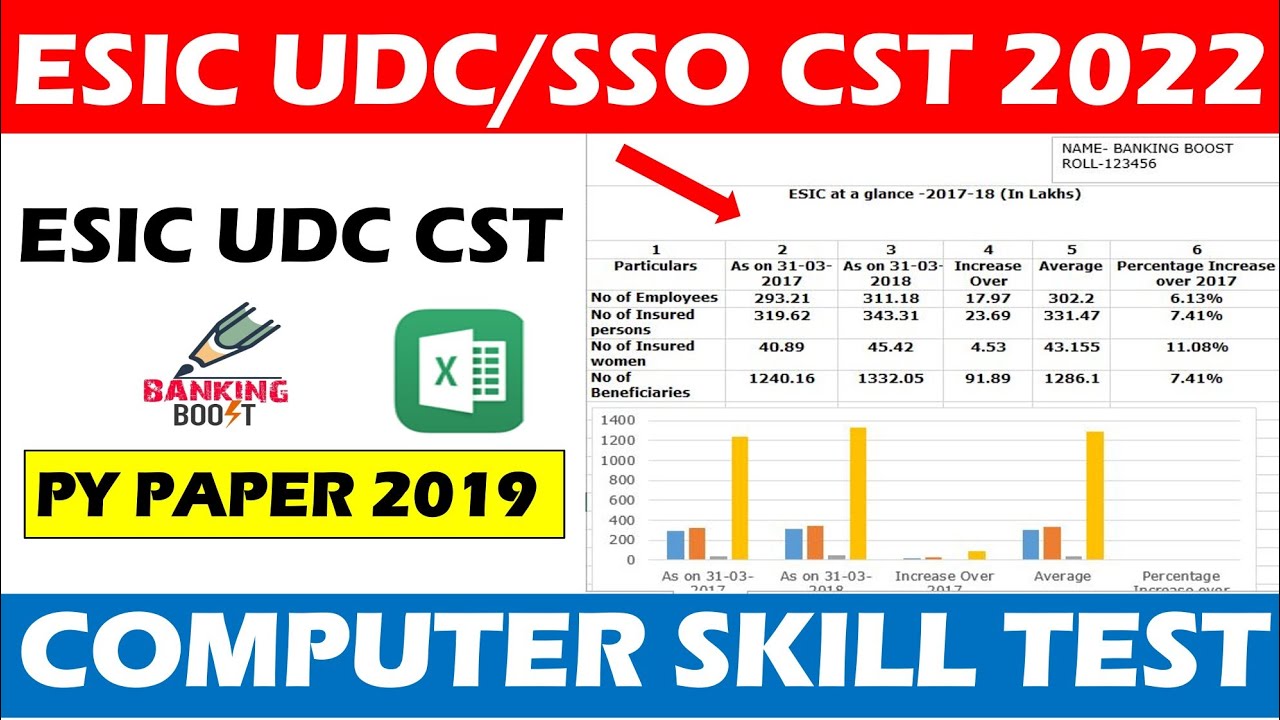 ESIC UDC SSO Computer Skill Test Previous Year Paper 2019 YouTube esic-udc-sso-computer-skill-test-previous-year-paper-2019-youtube