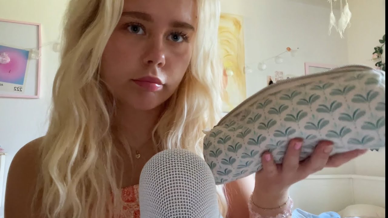 What’s in my MAKEUP BAG 👛 ASMR 💗 - YouTube