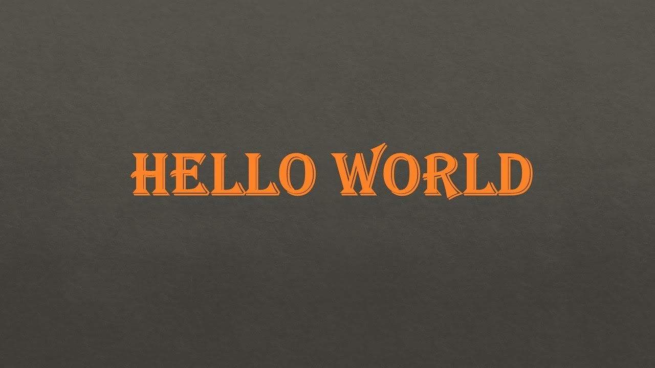 Introduction To Programming Hello World In C Your First Step Into