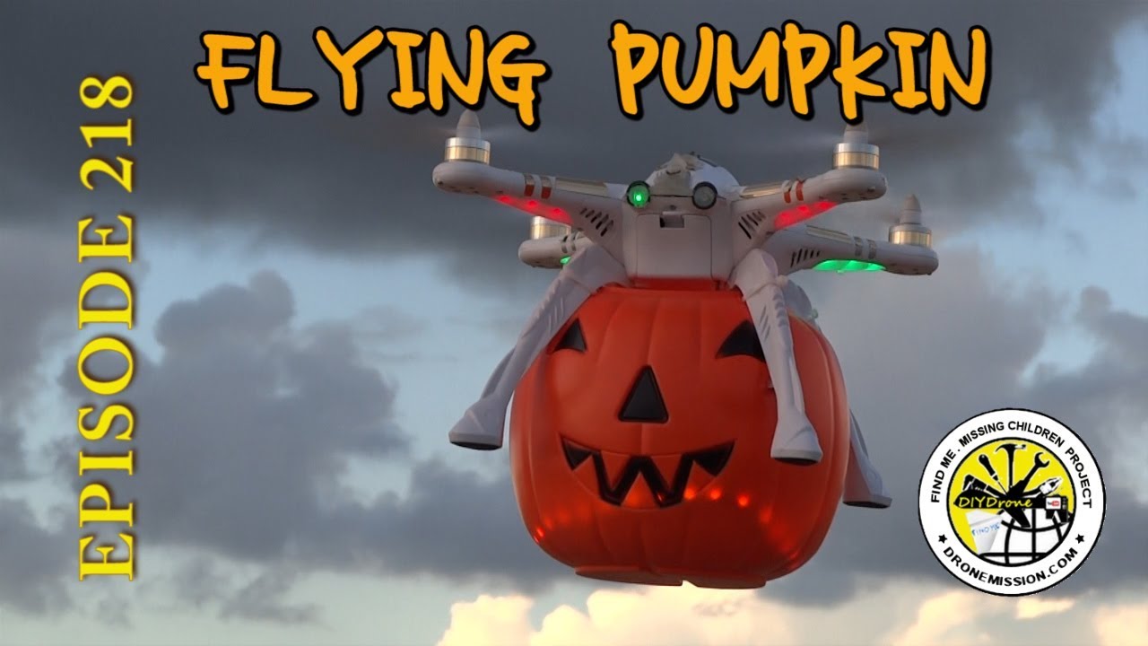 Flying Pumpkin Drone Mission Halloween - YouTube