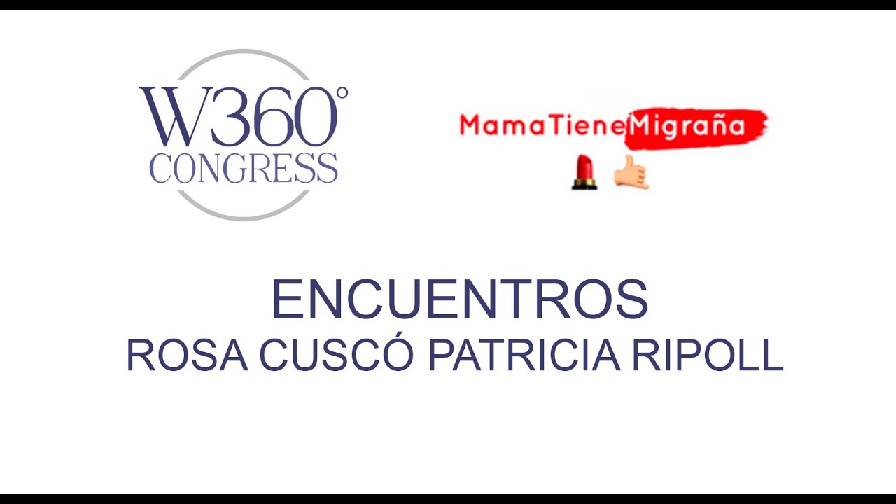 ROSA CUSCO Y PATRICIA RIPOLL ENCUENTROS - YouTube