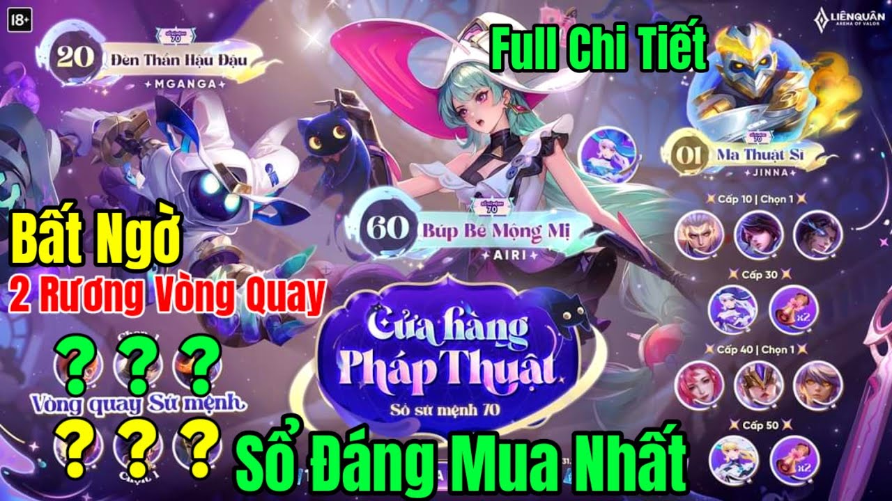 Sổ Sứ Mệnh Mùa 70 Full Chi Tiết 2 Rương Vòng Quay & 60 Cấp Độ- Bất Ngỡ ...